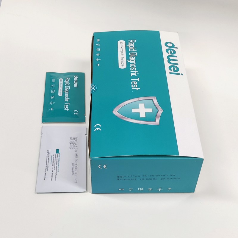 Medical Antigen Test Cassette HAV Lateral Flow Rapid Diagnostic Test Kit