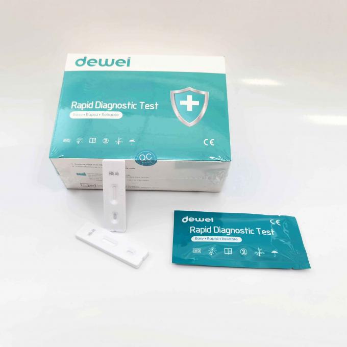 HBsAb Antibody Blood Test Kit Immunochromatography Qualitative ...